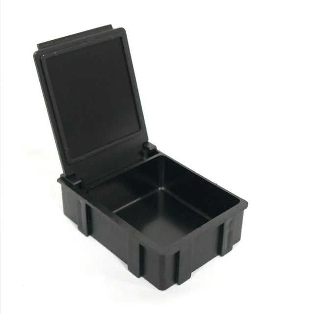 ESD Safe SMD Component Storage Boxes, Conductive Plastic - Black Lids ...