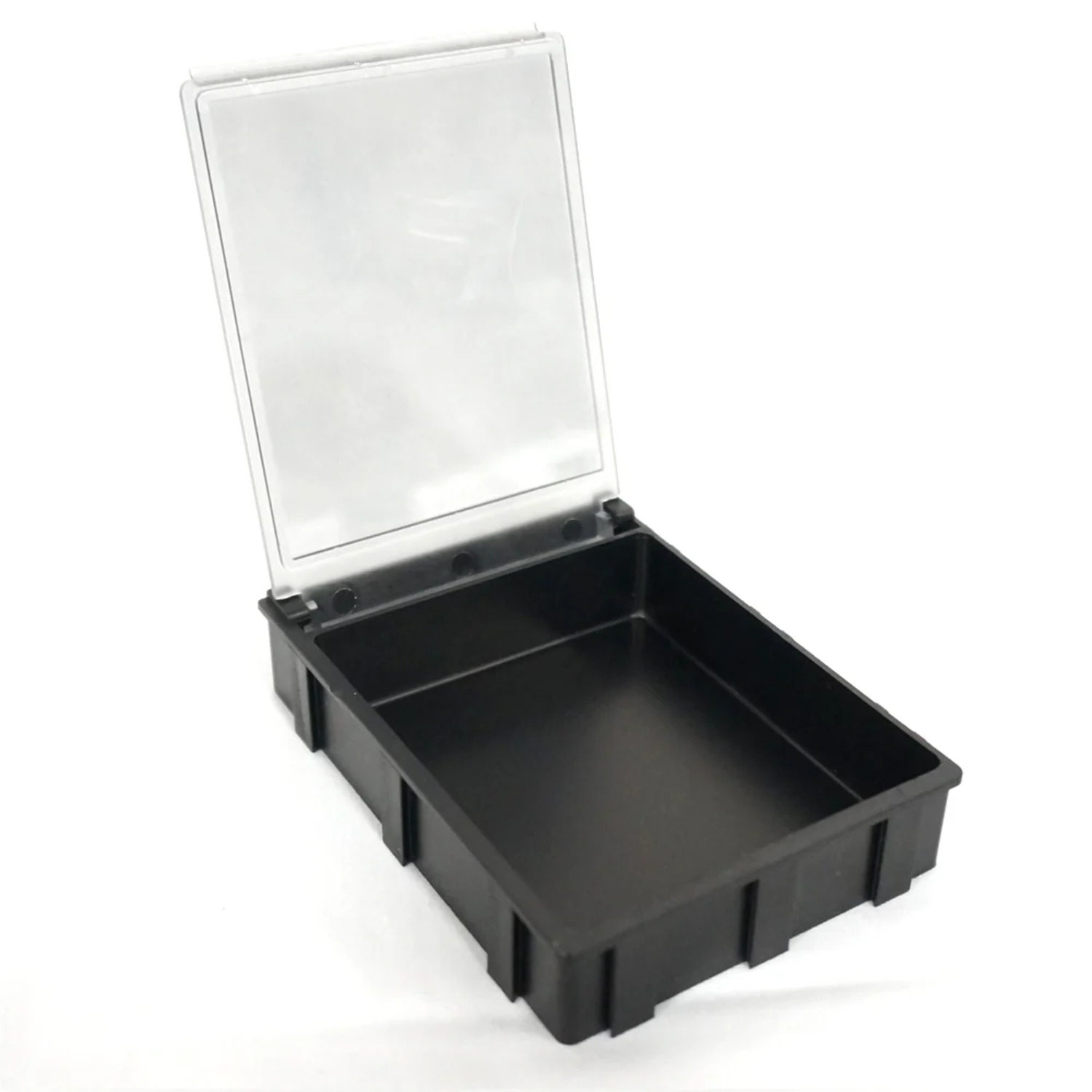 ESD Safe SMD Component Storage Boxes, Conductive Plastic - Clear Lids ...