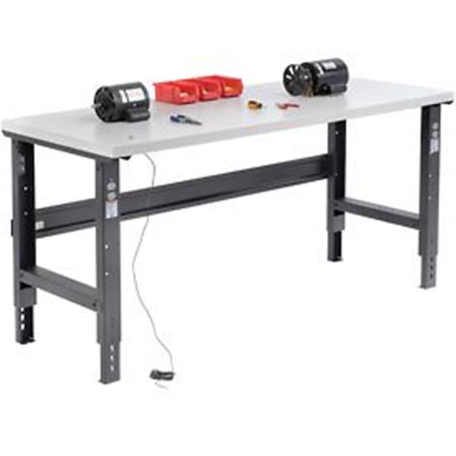 ESD Square Edge Workbench - Black - Walmart.com