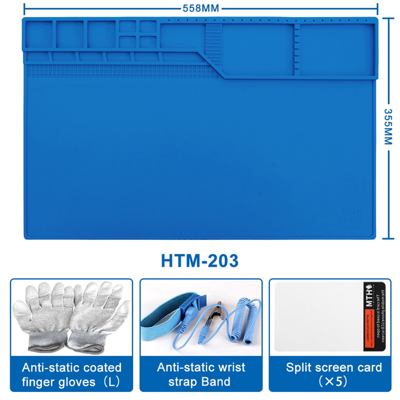 ESD Welding Mat With Magnetic Heat Insulation Working Pad Silicone ...