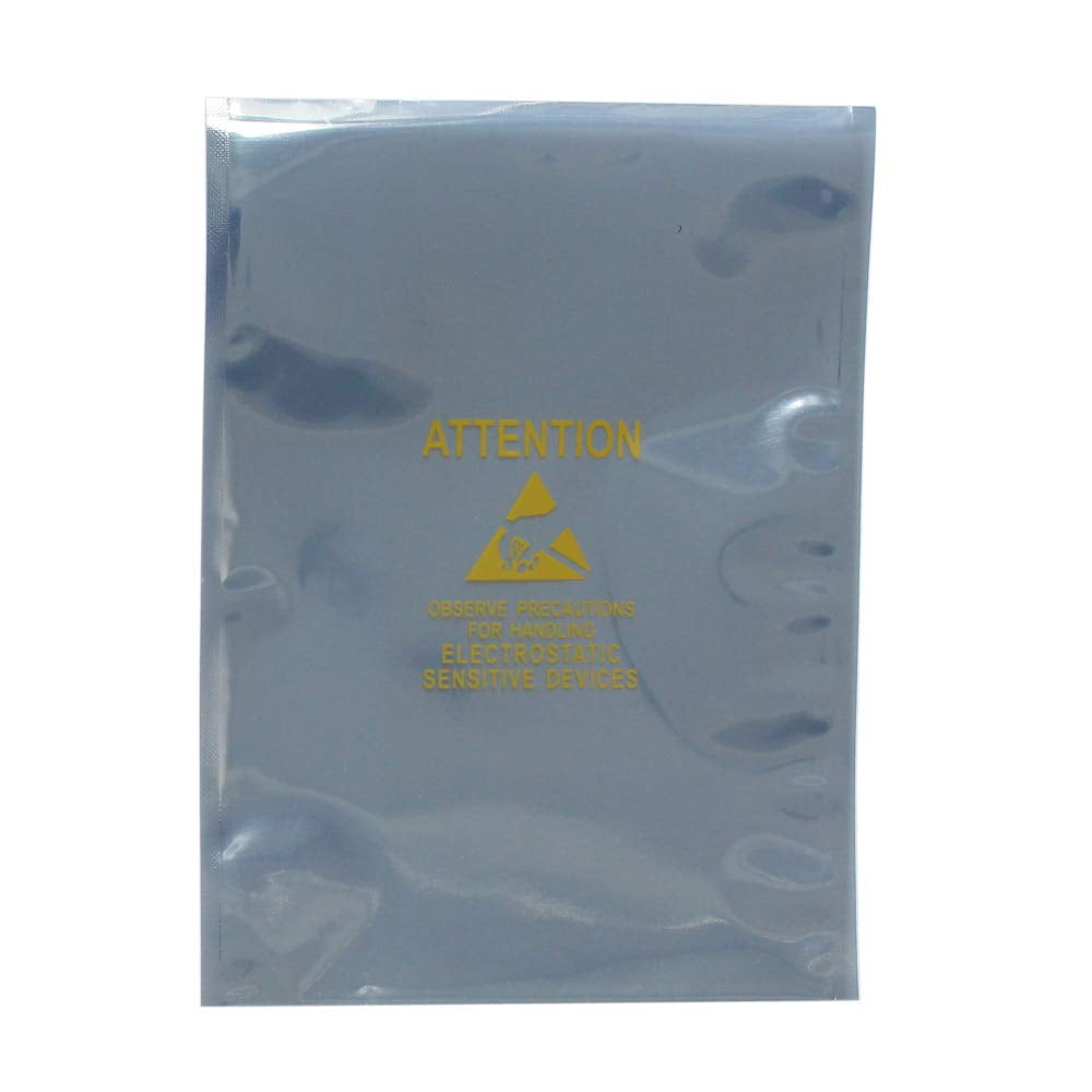 ESDELES Pack of 100 SSF20 Open Top ESD Bags Premium Ziplock Antistatic ...