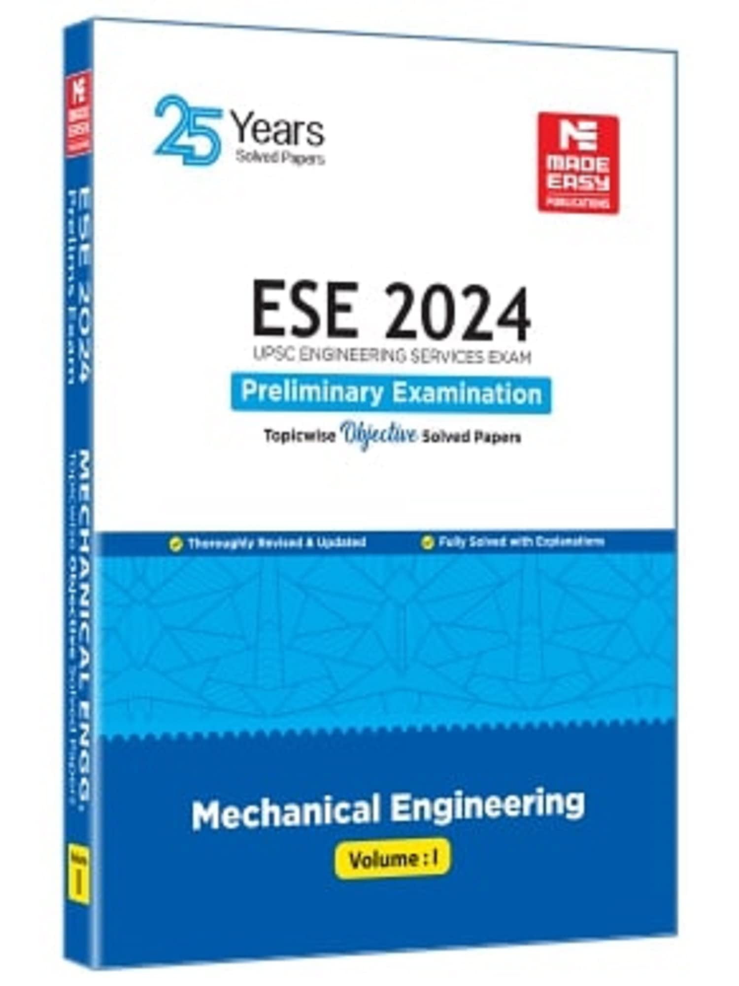 ESE 2024: Preliminary Exam: Mechanical Engineering Objective Solved ...