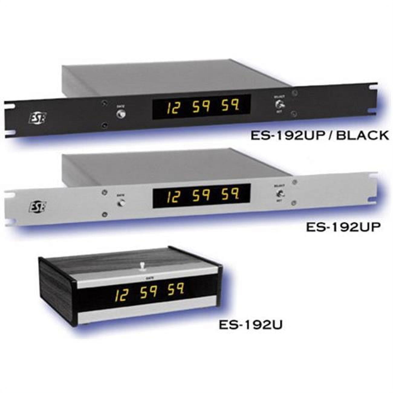 ESE ES 192UP Master Clock - 6-Digit 12 Hour with Option P Rack Mount ...