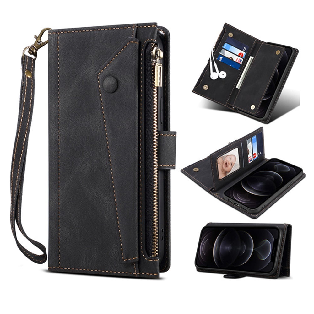 ESEBLE Leather For Samsung Galaxy S26+ 5G Retro Frosted Style Case【RFID ...
