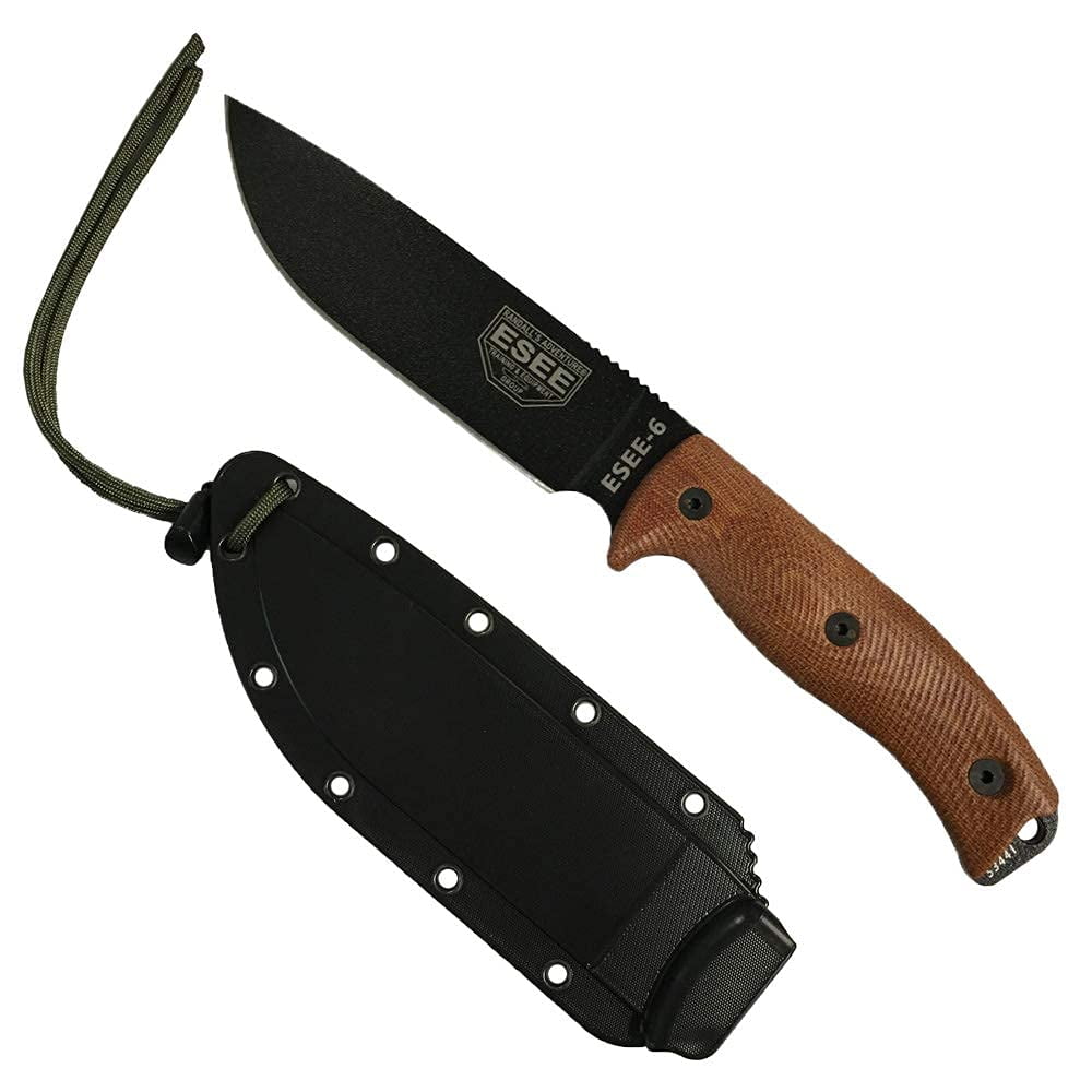 ESEE Knives Outdoor Hunting Full Tang Tactical 6PB-011 Fixed Blade ...