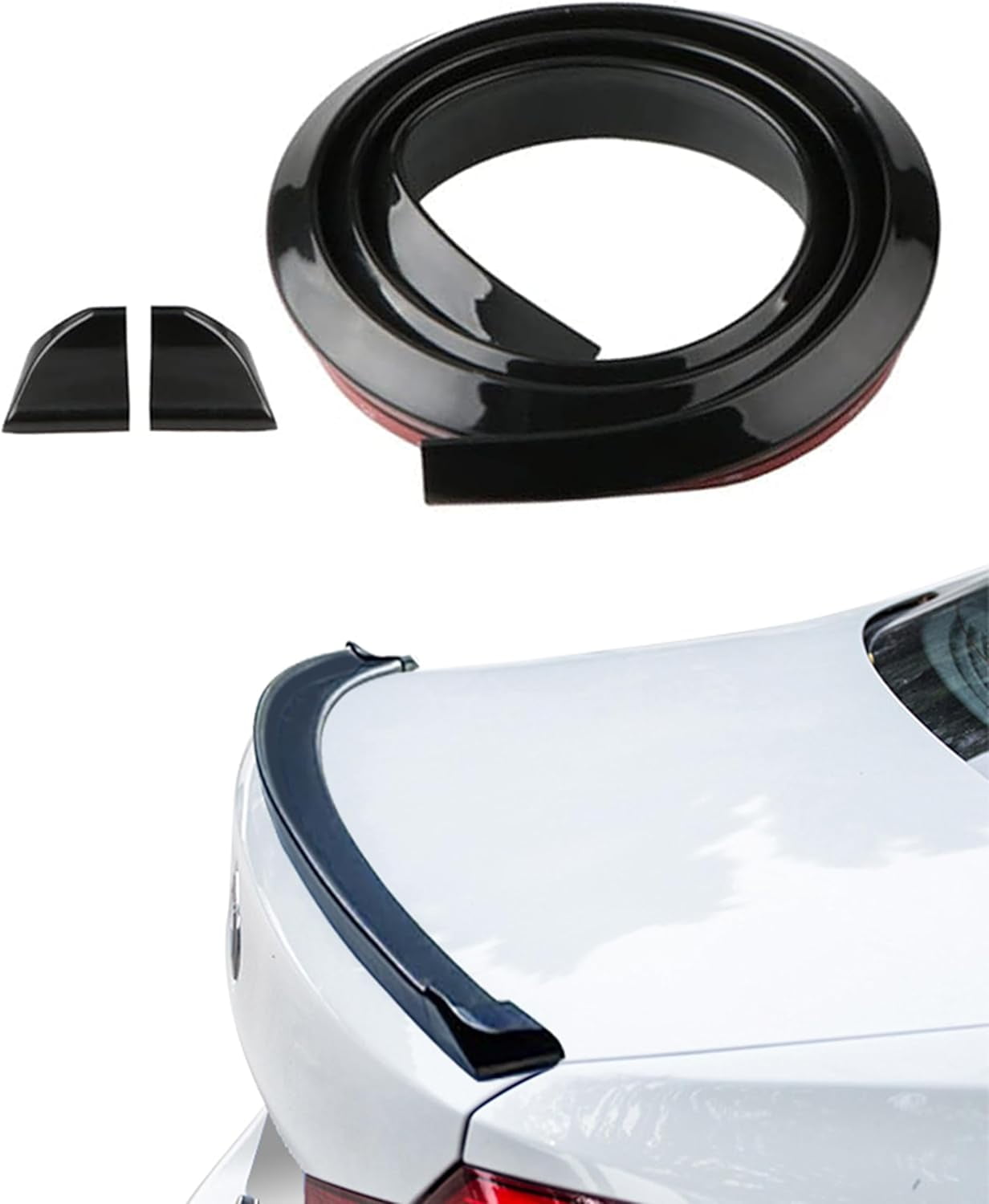 ESEWALAS Universal Car Rear Spoiler Exterior,Car Trunk Spoiler Roof Lip ...