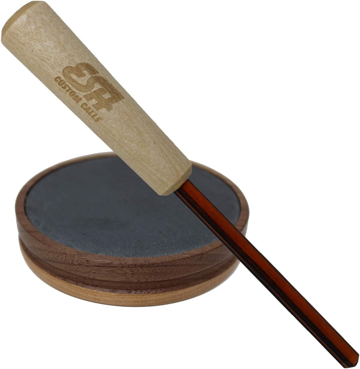 ESH Walnut Cherry Slate Turkey Pot Call with Dymondwood Striker ...