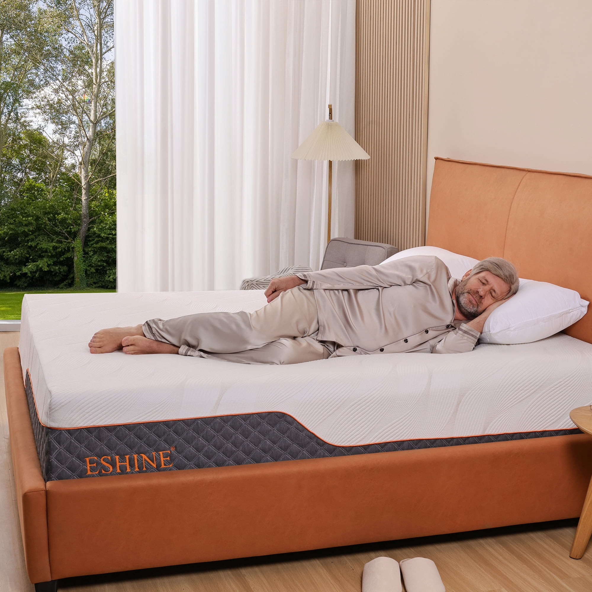 ESHINE 12 inch Hybrid Memory Foam Mattress for adjustable bed, King ...