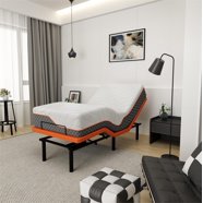 Split King Size Adjustable Bed Frame with USB Port,Head/ Foot Tilt ...