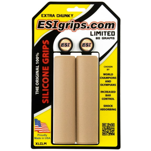ESI Chunky Grips - 32mm Diameter, 100% Silicone, Shock Absorbing, Non ...