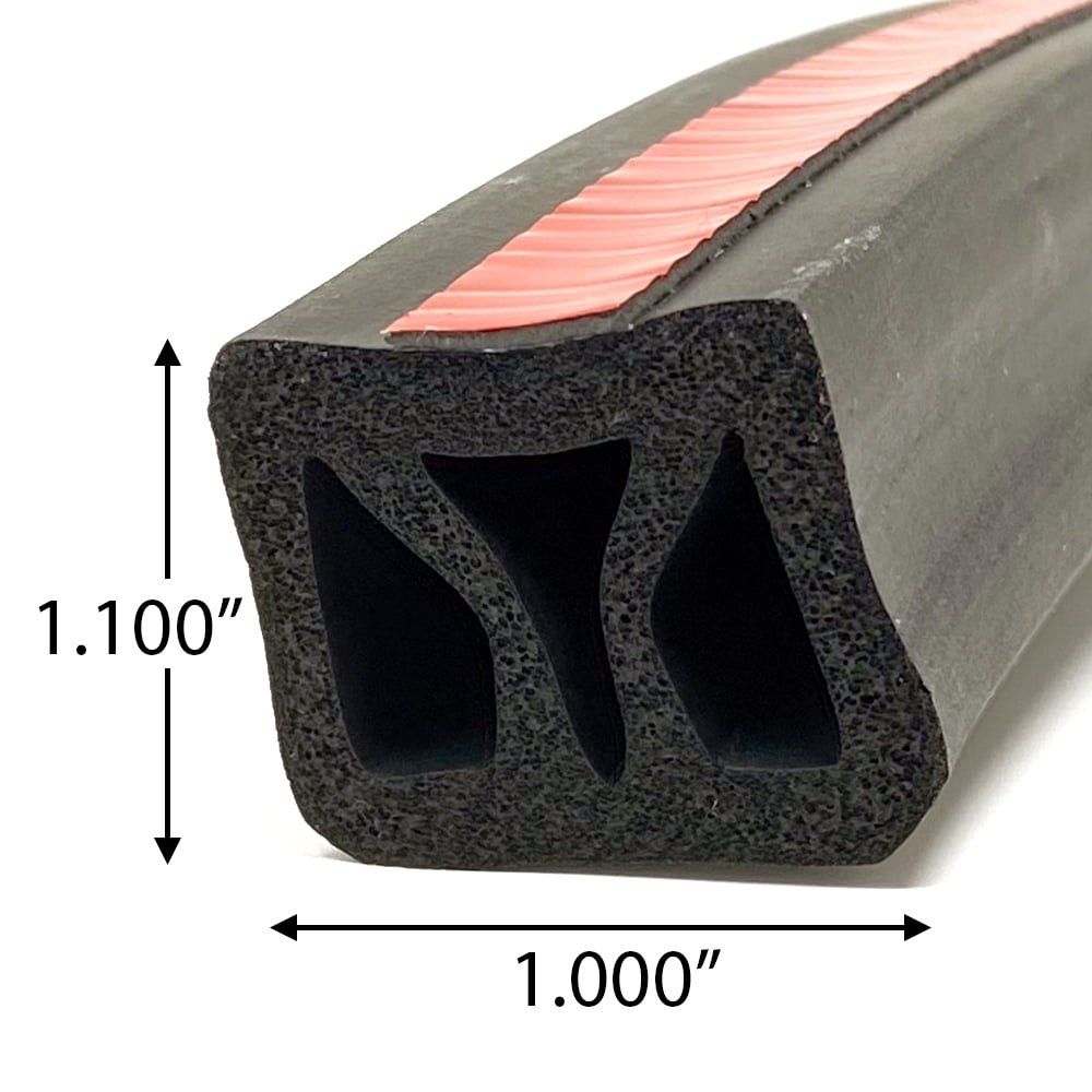 ESI Front Rail Seal XL for Truck Cap, Camper Shell, Topper EPDM Rubber ...