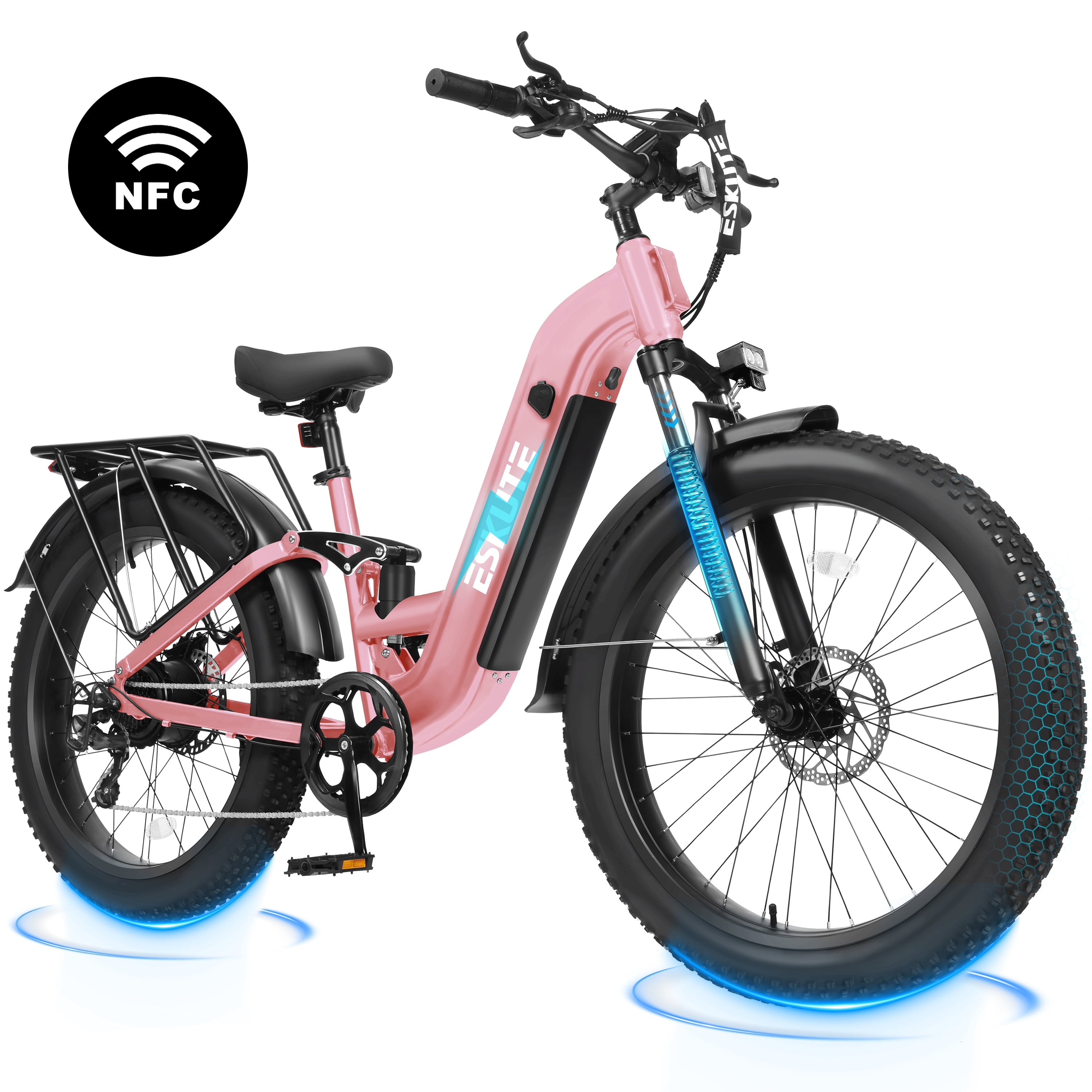 ESKUTE Electric Bike for Adults, 1500W Motor, 32MPH, 48V 20.8Ah Battery ...