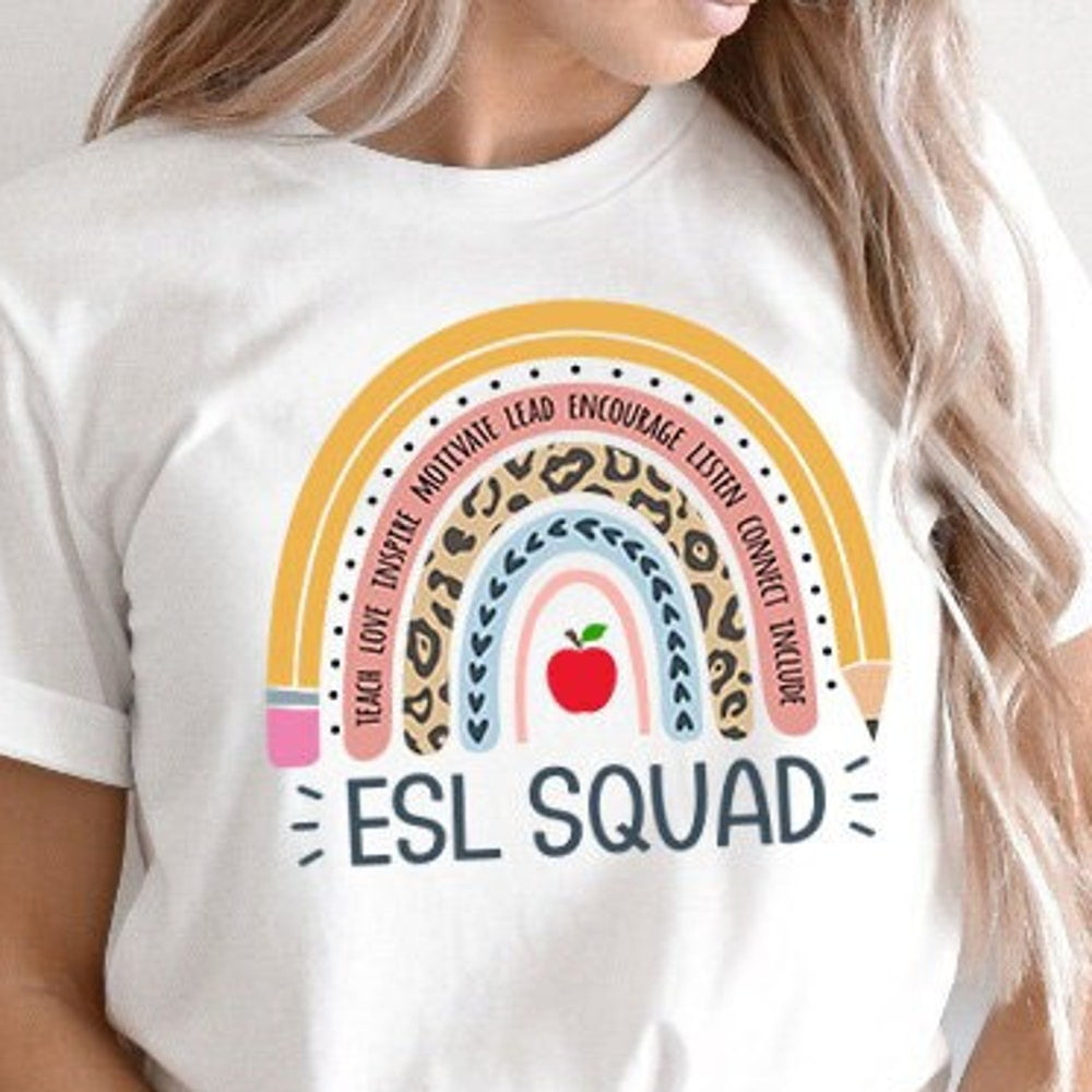 ESL Teacher Shirt, ESL Squad, English Teacher Shirt, English Language ...