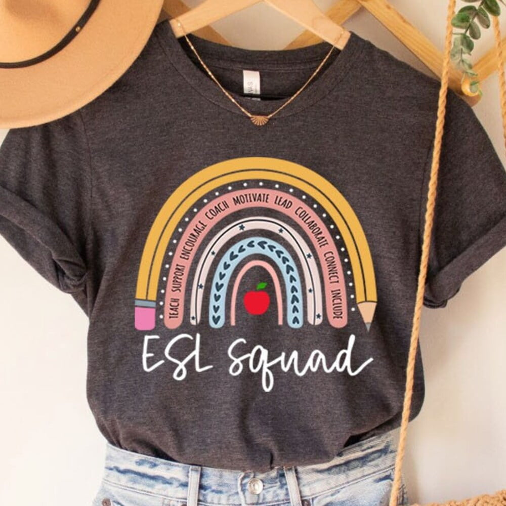 ESL Teacher Shirt, English Teacher Shirt, English Language Teacher ...