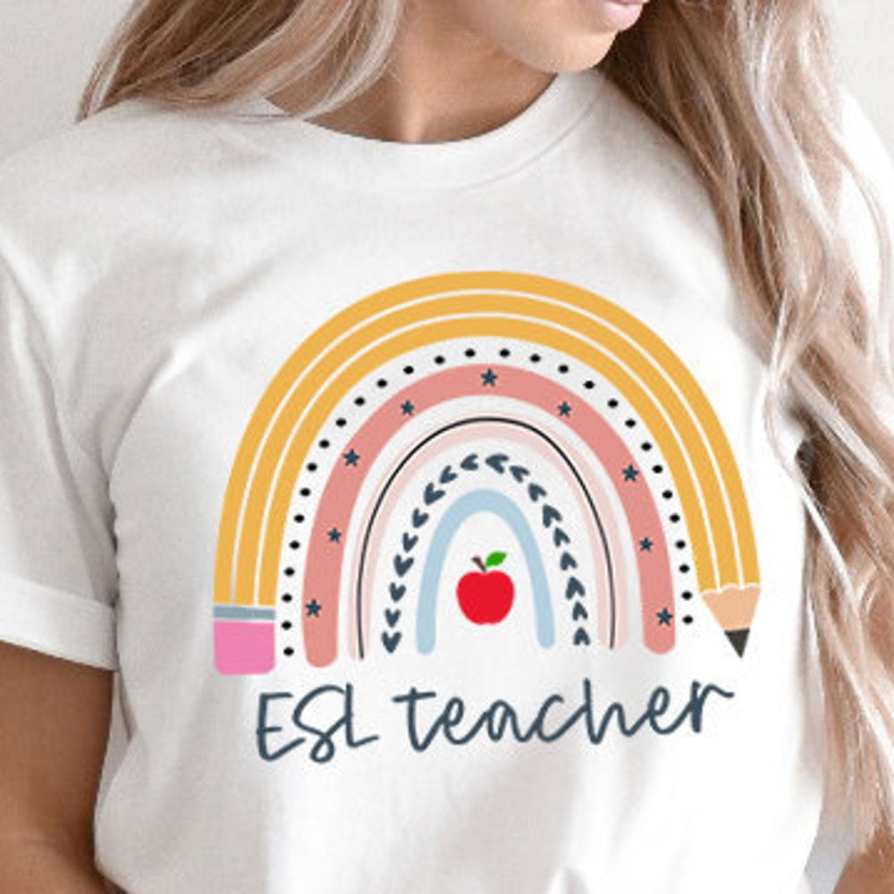 ESL Teacher Shirt, English Teacher Shirt, English Language Teacher ...