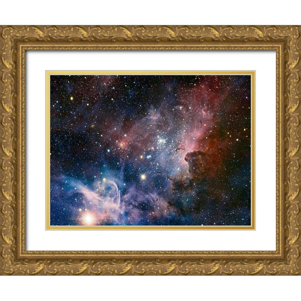 ESO/T. Preibisch 32x25 Gold Ornate Wood Framed with Double Matting Museum Art Print Titled ...