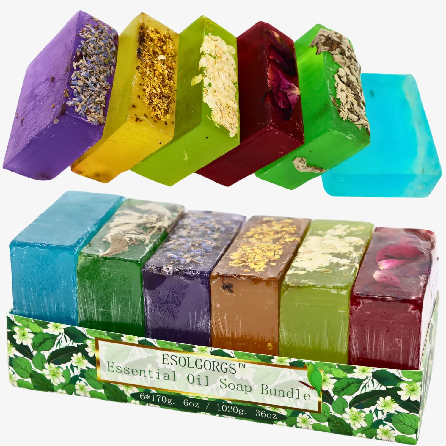 ESOLGORGS Bar Soap Made DMF15 from Natural Oils 36oz,Plant Based Gift ...