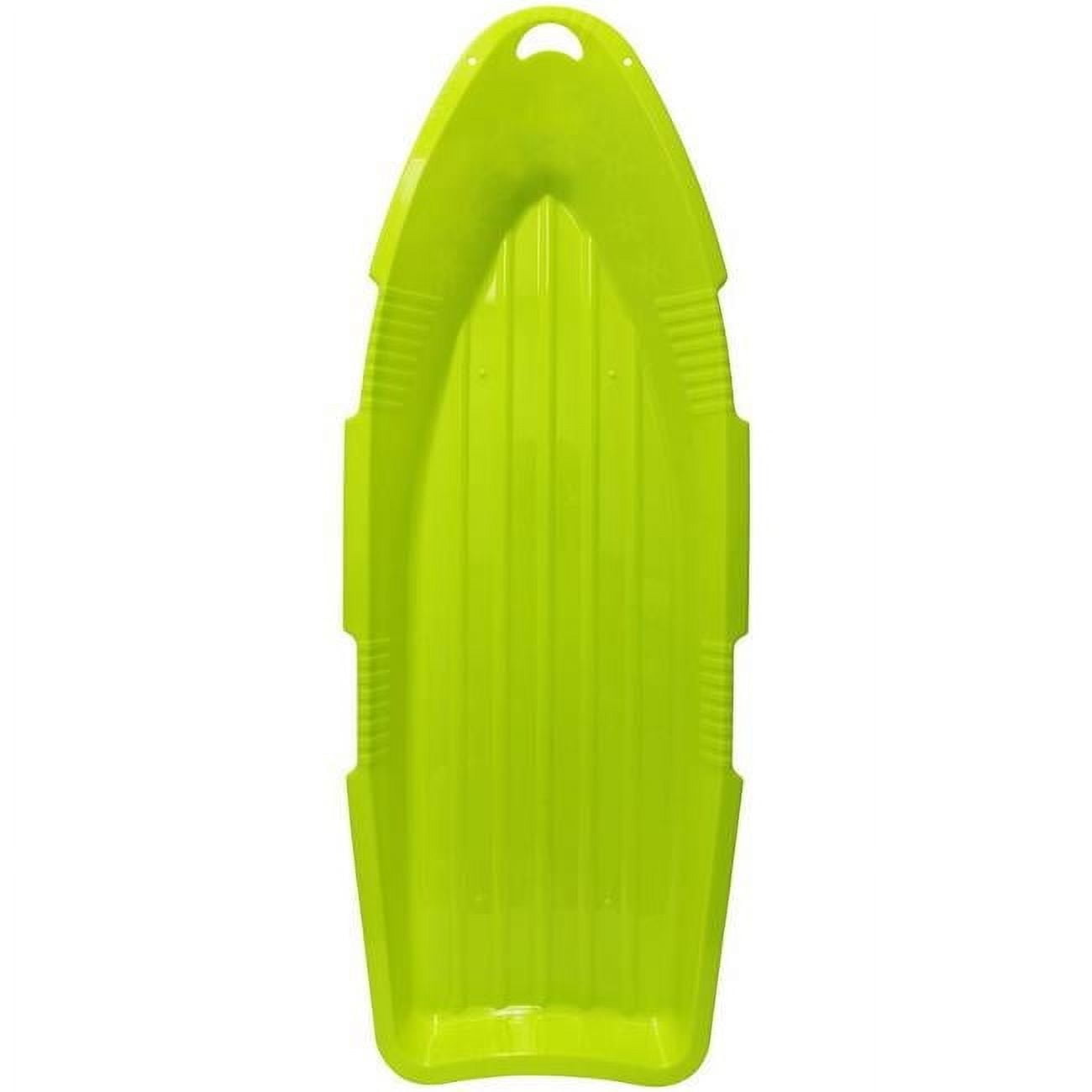 ESP 1056-1 48 in. Day Glow Sno Cruiser Toboggan Two-Rider Sled Tough ...