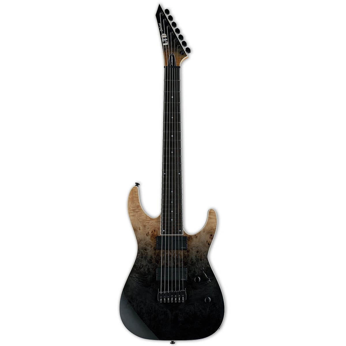 ESP LTD M-1007 HT Black 7 String Electric Guitar - Walmart.com