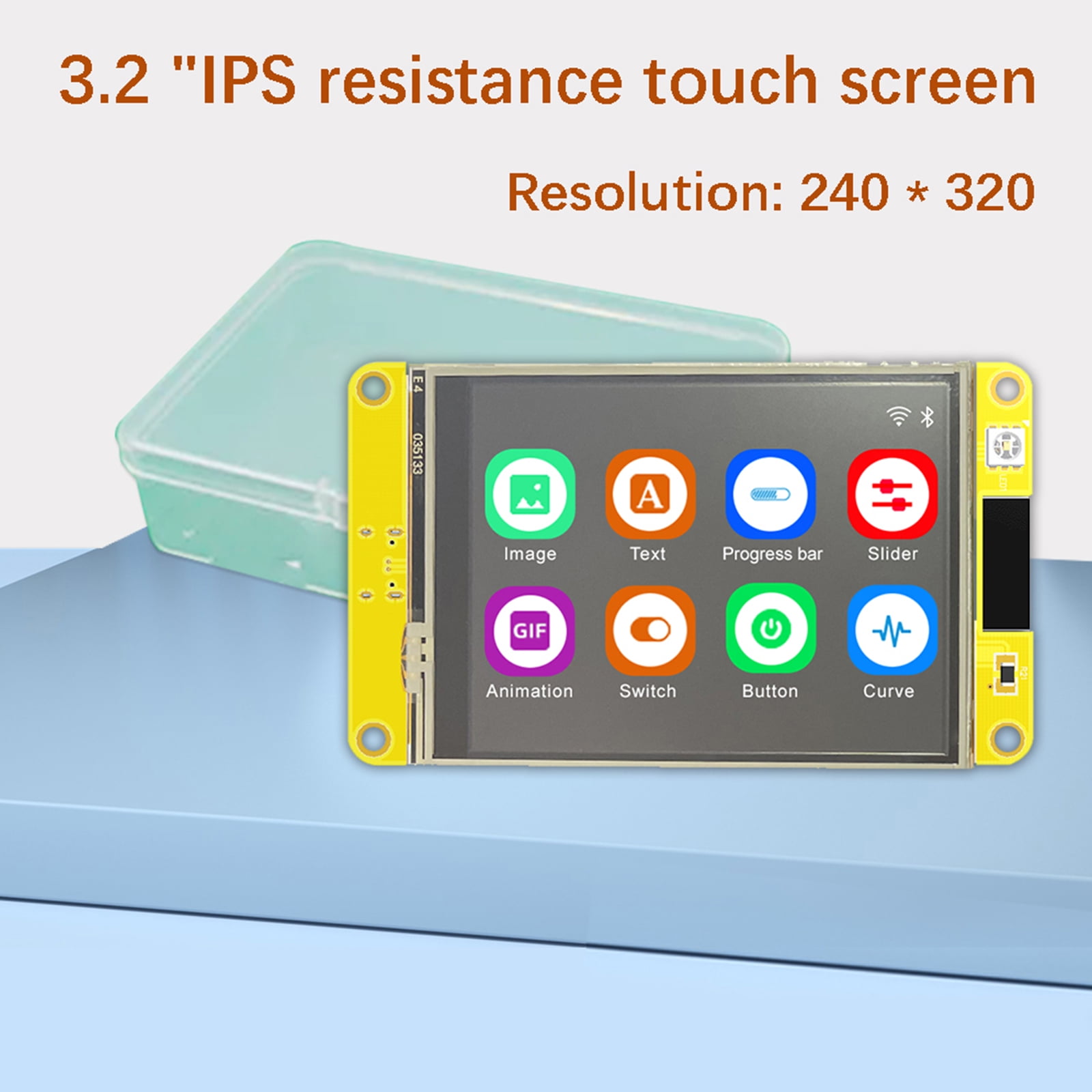 Esp32 3 2touch Screen Development Board Wifi Bluetooth Iot Mcu Lcd