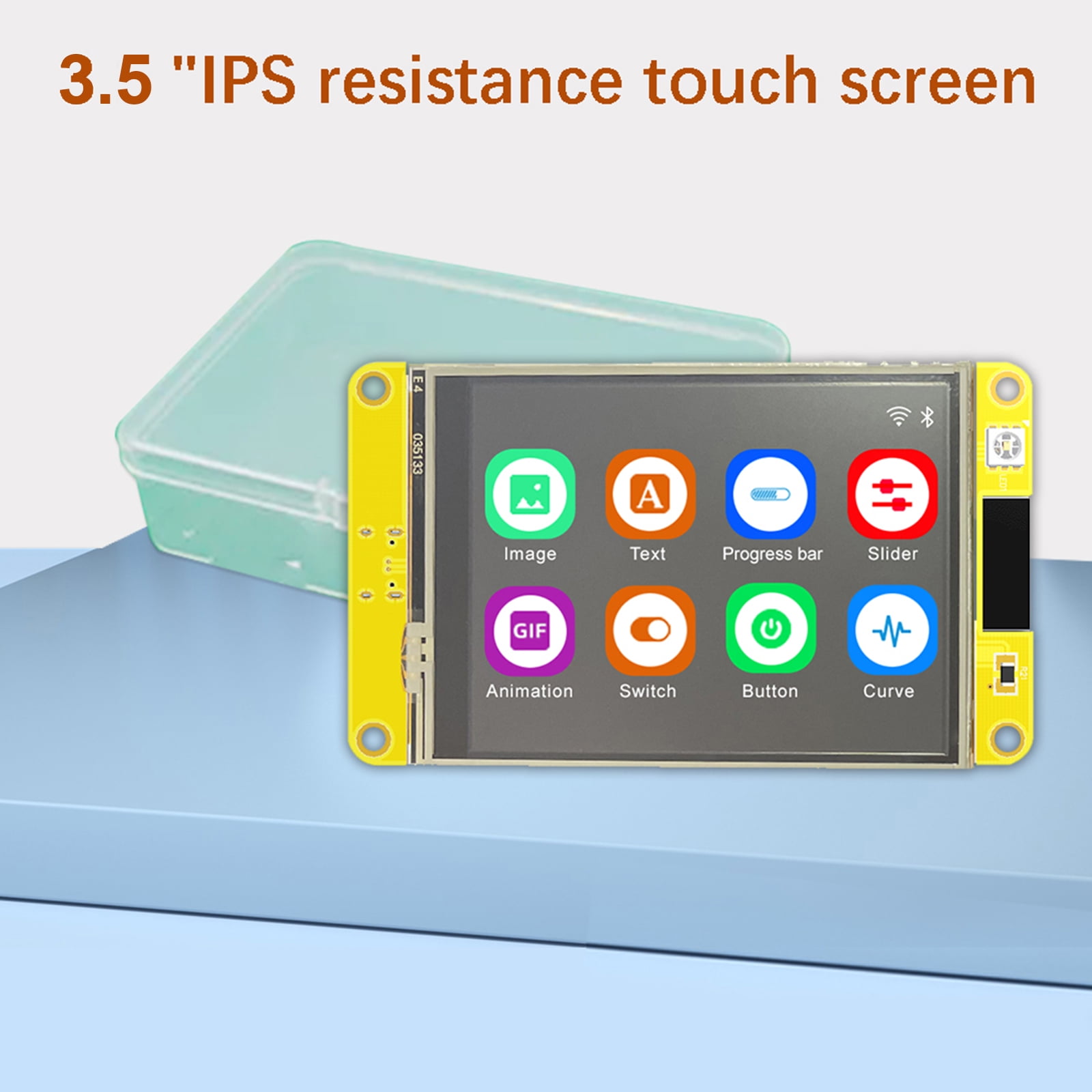 ESP32 3.2"Touch Screen Development Board WIFI Bluetooth IoT MCU LCD Display LVGL - Walmart.com
