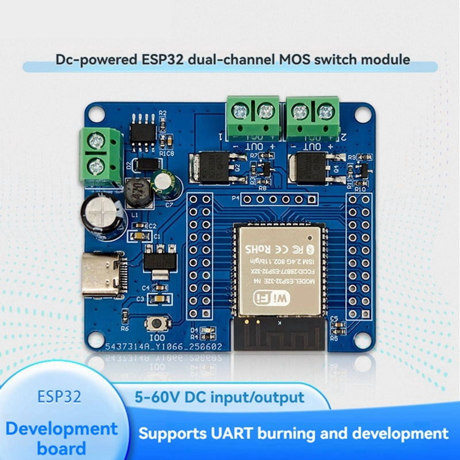 ESP32 4-Channel MOS Switch Module DC5-60V on-Board ESP32-32E WiFi and ...