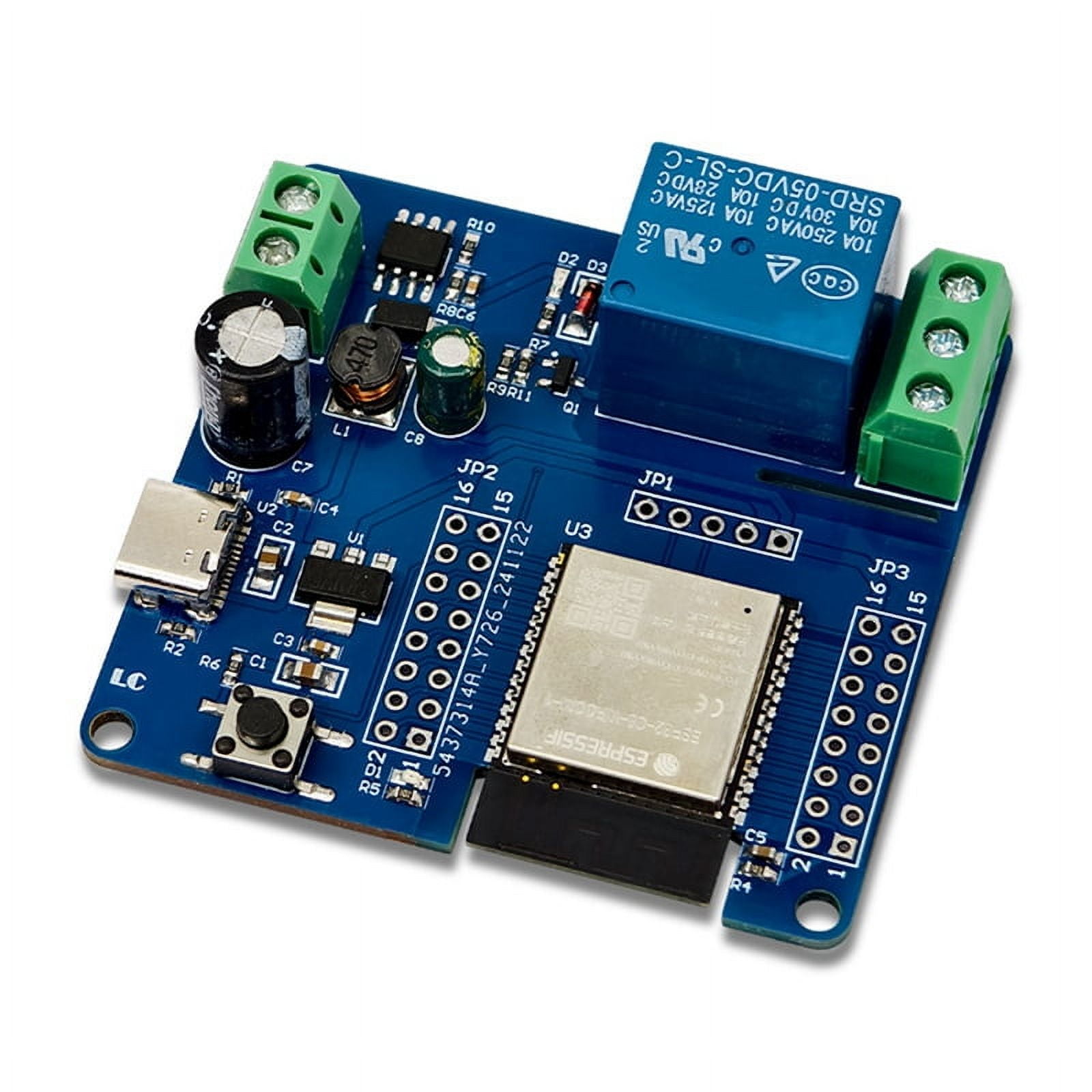 ESP32-C6 Single Relay Module DC5-60V Support Matter WiFi6 Bluetooth 5.3 Zigbee3.0 Thr A1828 ...