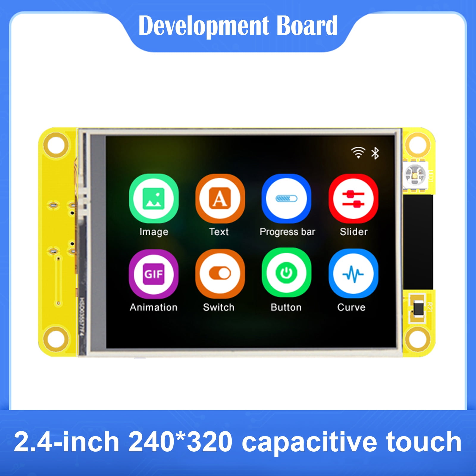 ESP32 Development Board Display WiFi Bluetooth Touch Screen LVGL Dual-Core CPU 2.4 inch ...