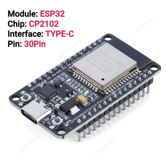 ESP32 Development Board TYPE-C CH340C WiFi+Bluetooth Ultra-Low Power Dual Core ESP32-DevKitC-32 ...