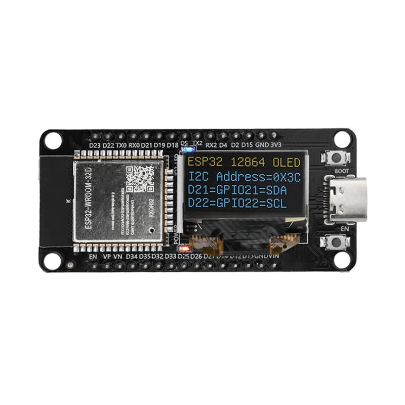 ESP32 ESP-WROOM-32D WIFI Bluetooth Development Board CH340 with 0.96 ...