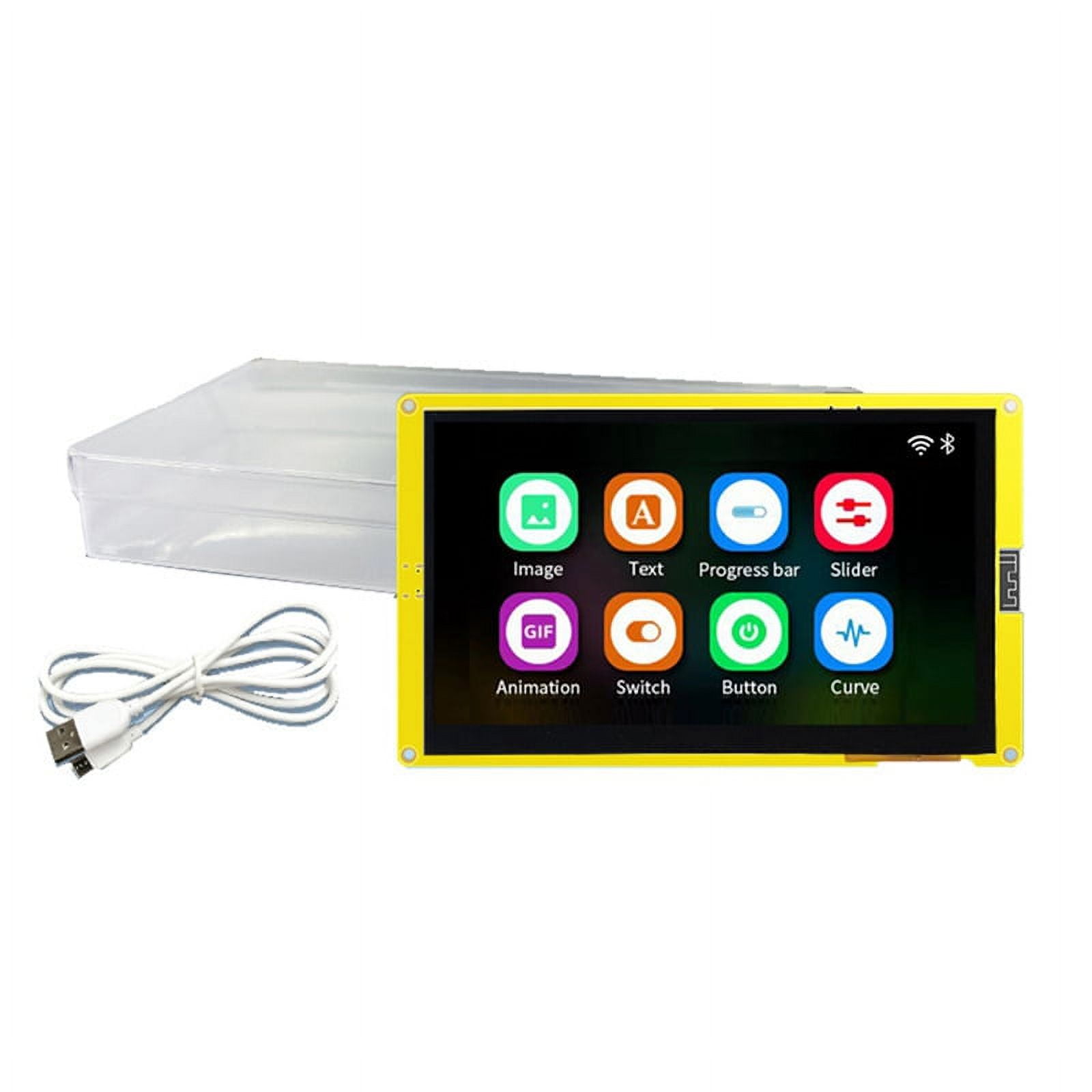 ESP32-S3 7-Inch 800X480 TN RGB LCD TFT HMI 8M PSRAM 16M Flash Smart Display MCU WIFI Bluetooth ...
