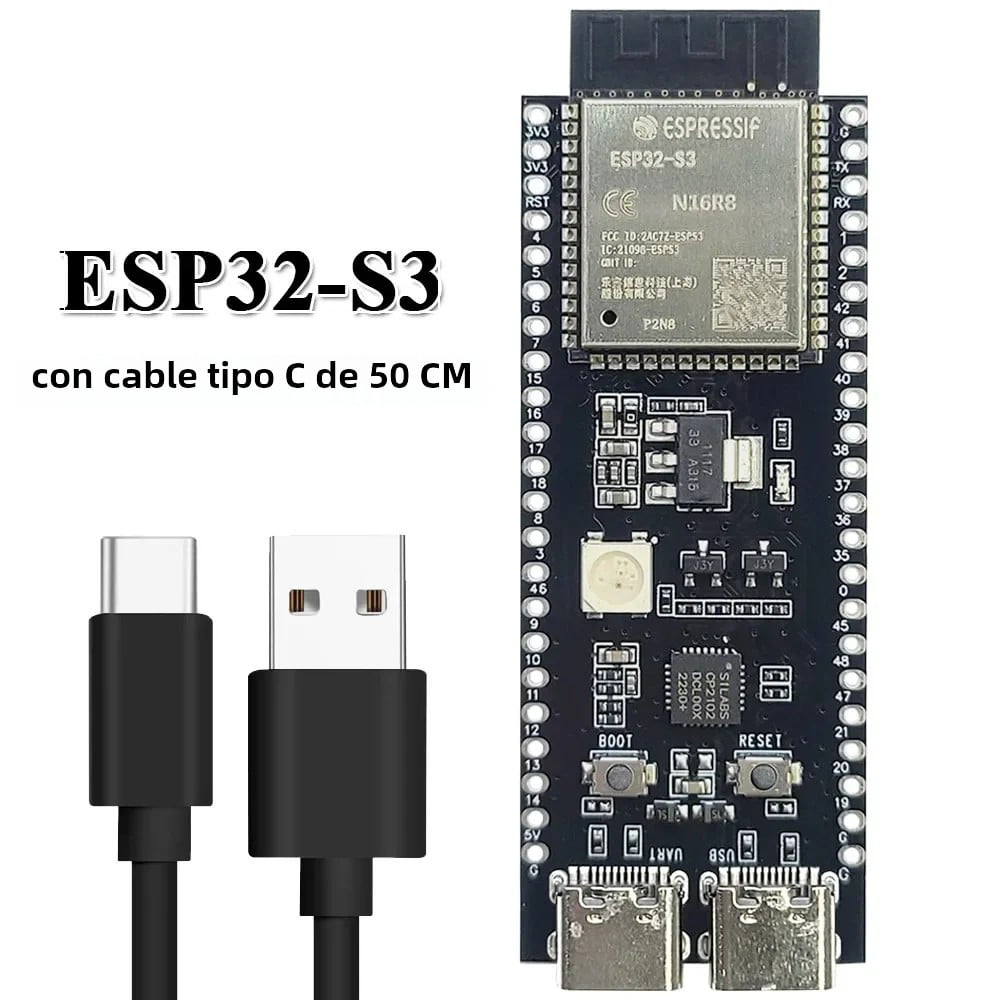 ESP32-S3-DevKitC-1 BT 2.4G Wifi Development Board for Arduino with 16MB ...