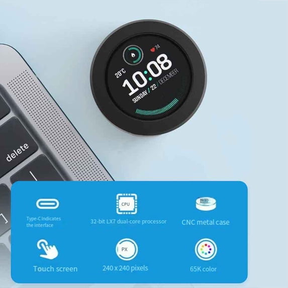 ESP32-S3 Development Board, 32-Bit LX7 Dual-Core Processor, 1.28inch ...