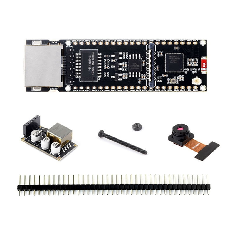 Esp32 S3 Ethernet Development Board With Camera Module And Poe Module