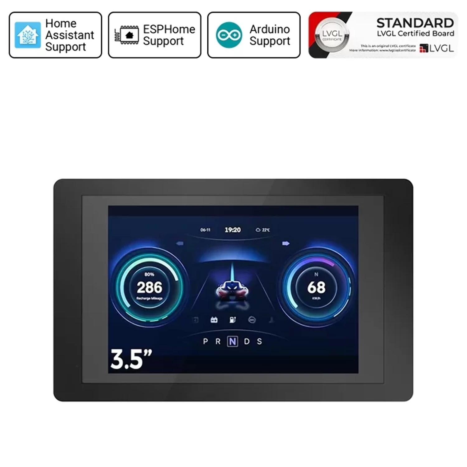 ESP32 Terminal–with ESP32 3.5 inch Touch RGB Display - Walmart.com