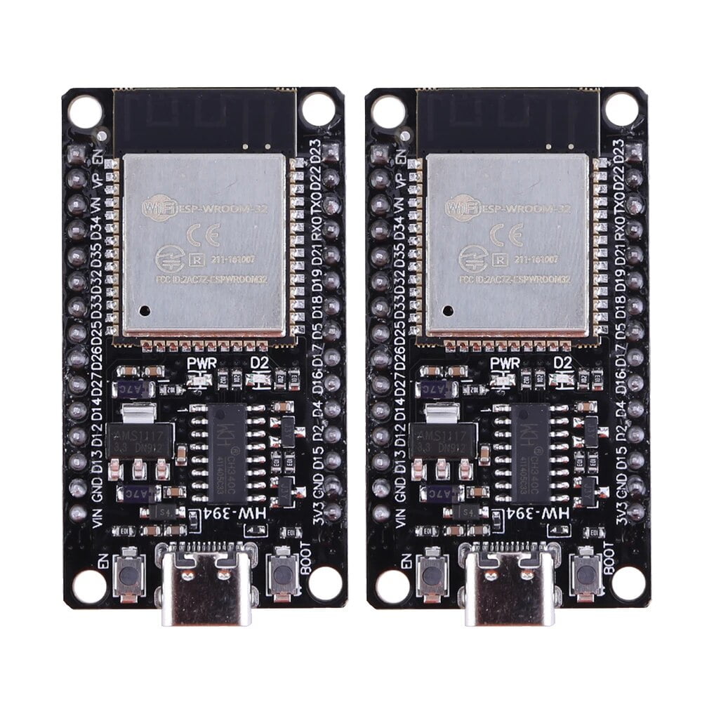 ESP32 WROOM-32 Development Board 5V TYPE-C CH340C WiFi+Bluetooth Ultra-Low Power Consumption SPI ...