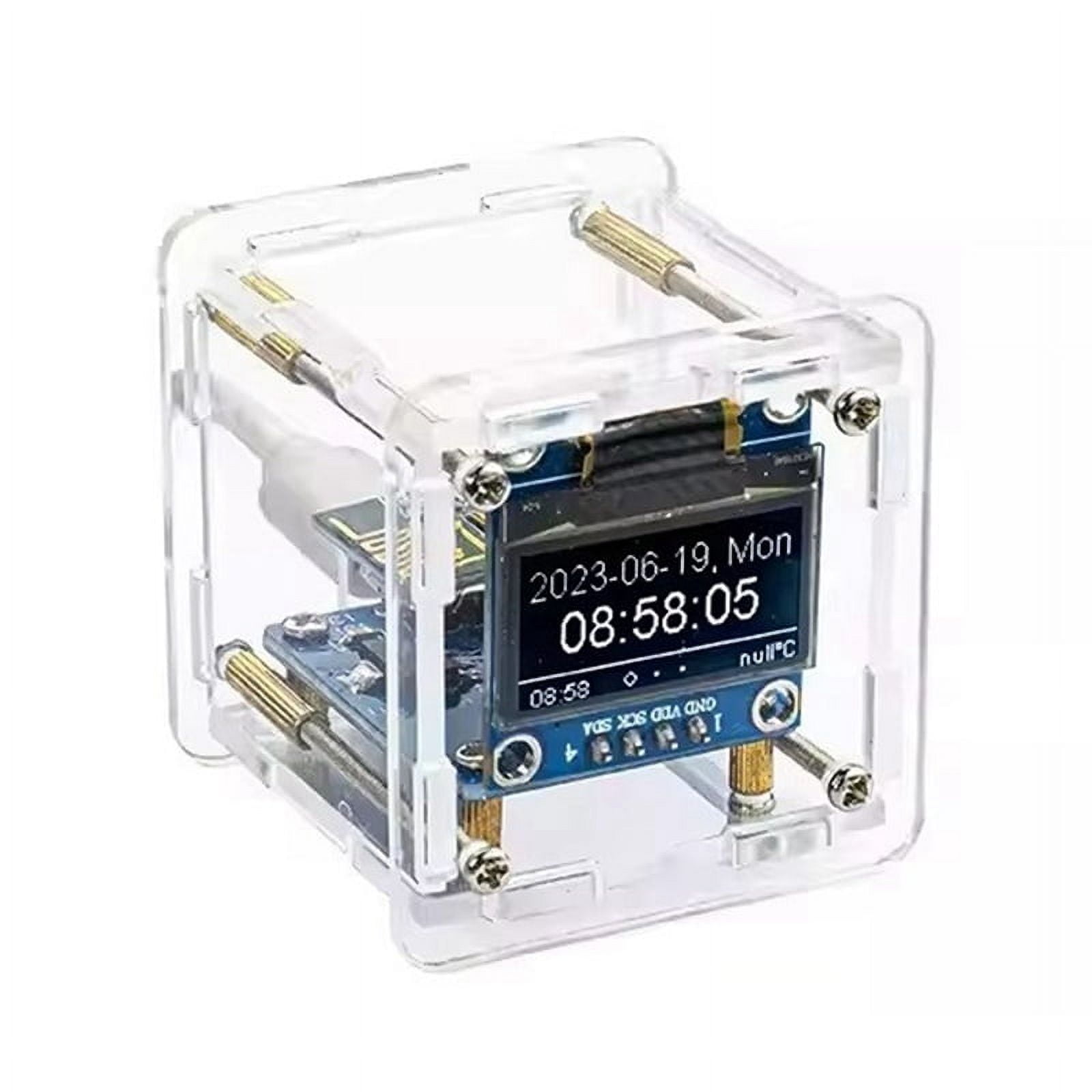 ESP8266 DIY Electronic Kit Mini Weather Forecast Clock Kit WIFI ...