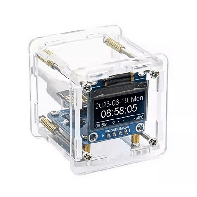 Esp8266 Diy Electronic Kit Mini Weather Forecast Clock Wifi Networked