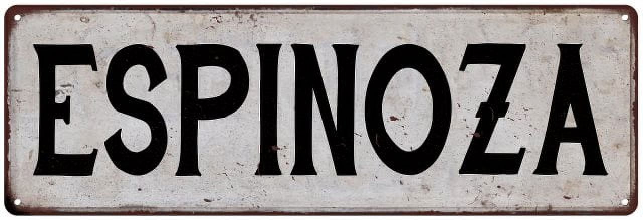 ESPINOZA Vintage Look Rustic Chic Metal Sign 6x18 106180036871 ...