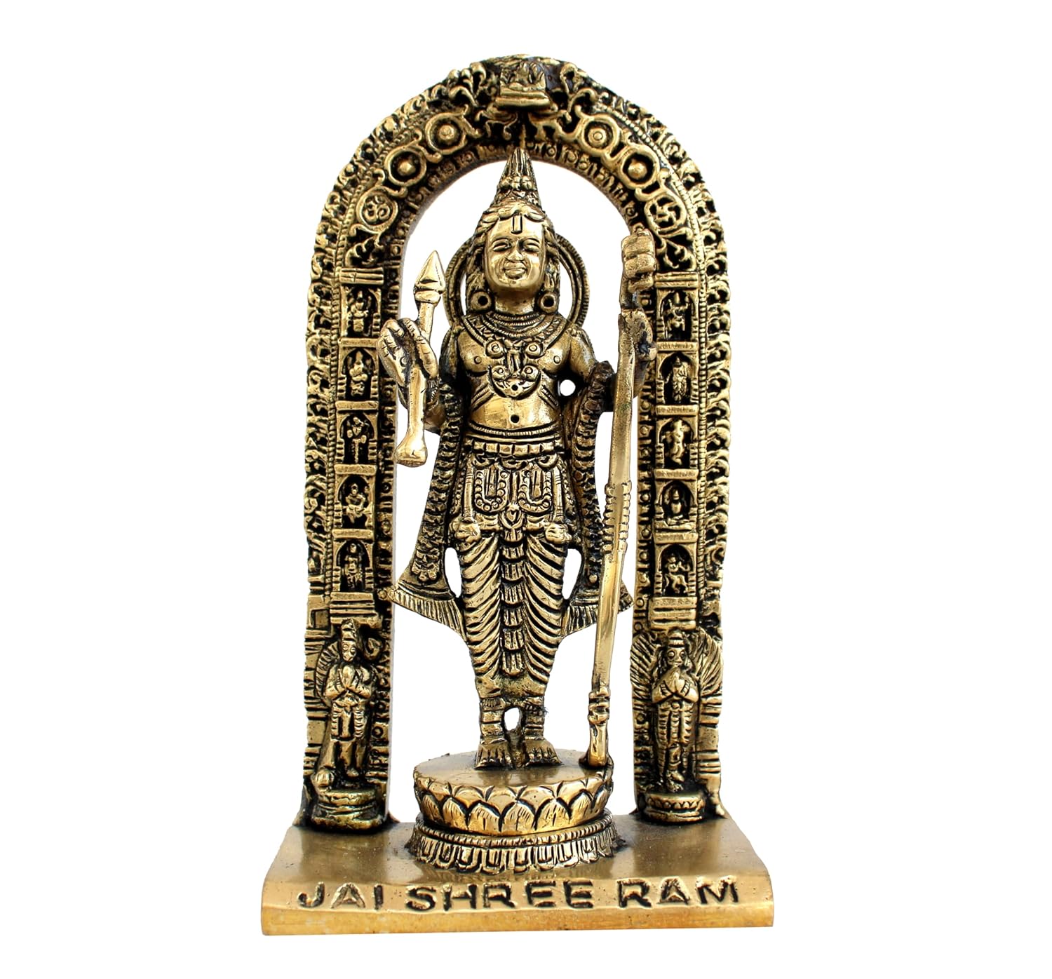 ESPLANADE Brass Ram Lalla Shri Ram Ayodhya Temple Murti Idol Statue ...