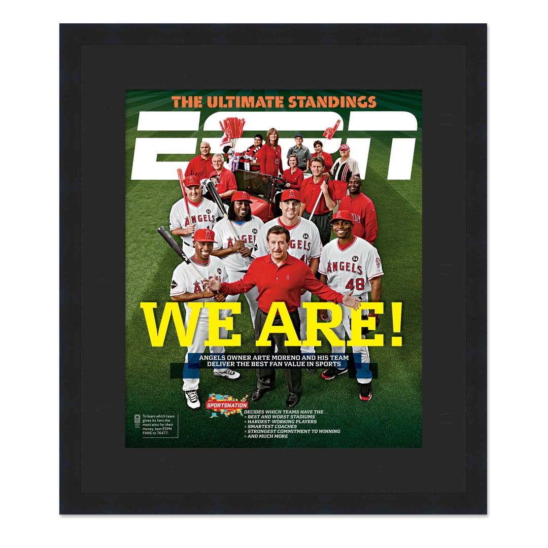 ESPN Magazine Display Frame - Complete with Acrylic, Backing, and Black ...