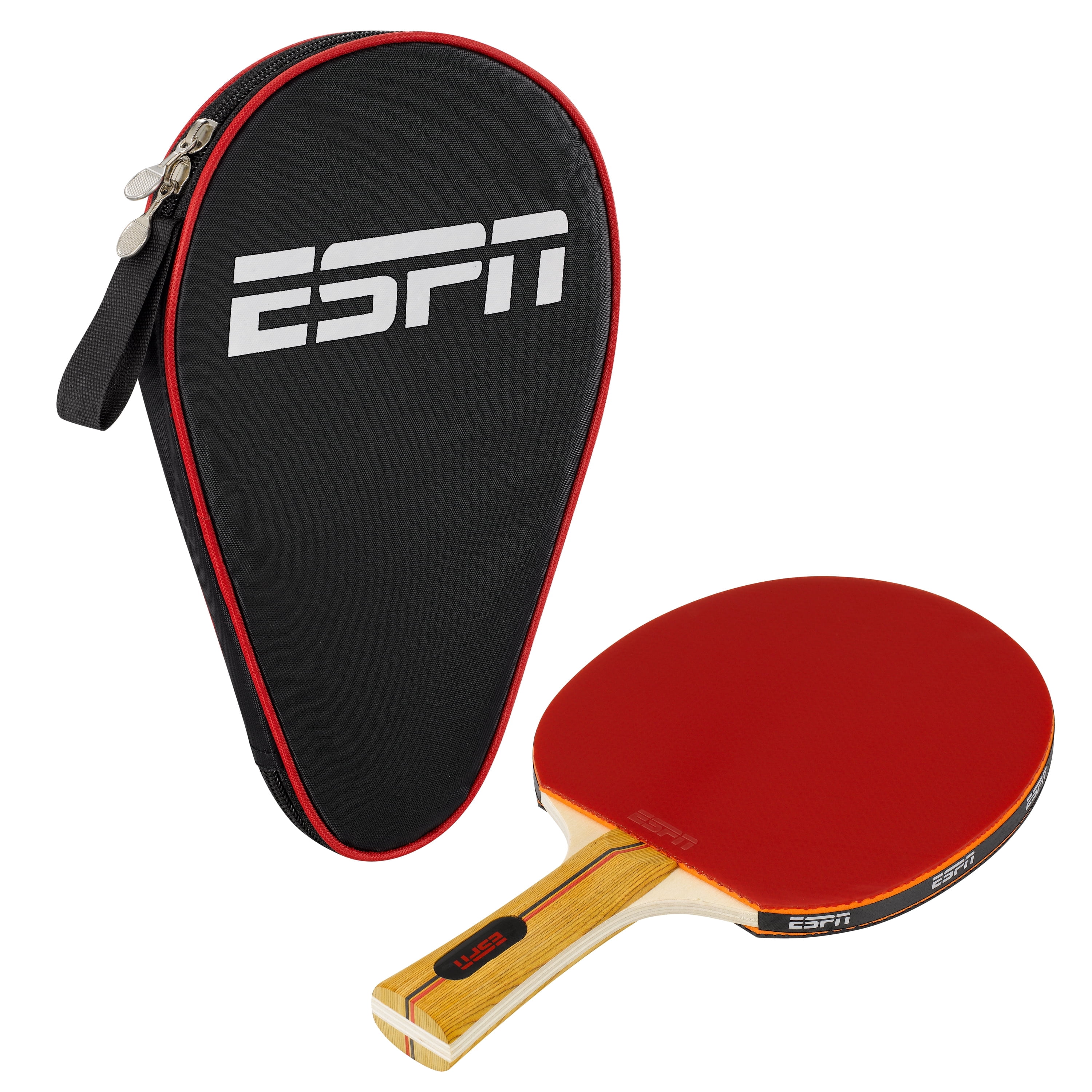 ESPN Ping Pong Paddle with Travel Case, High Performance Table Tennis ...