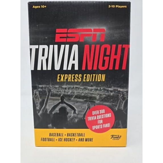 ESPN Trivia Night Express Edition Funko Games - Walmart.com