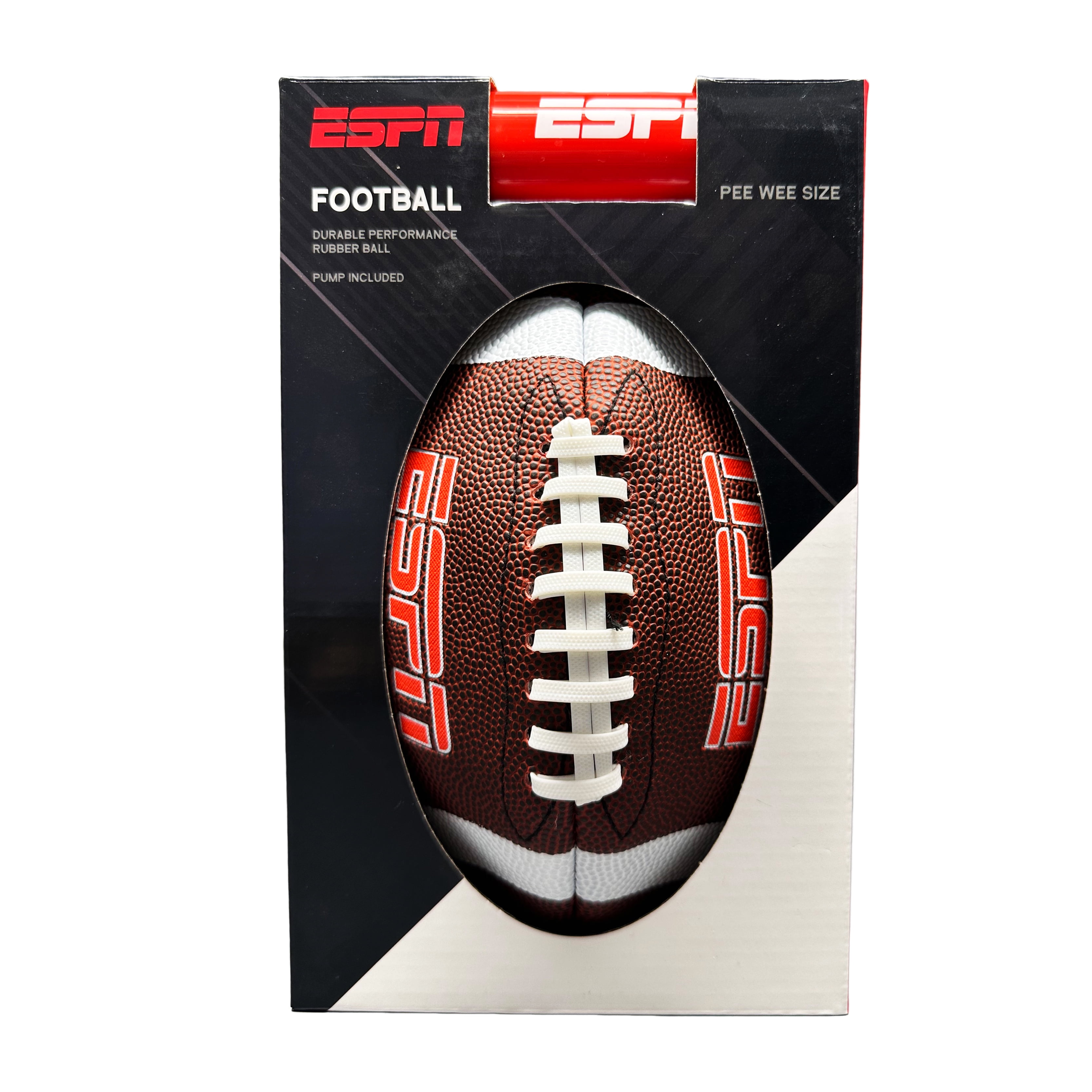 ESPN XR1 Pee Wee Football with Pump, Durable Anti-Skid Composite ...