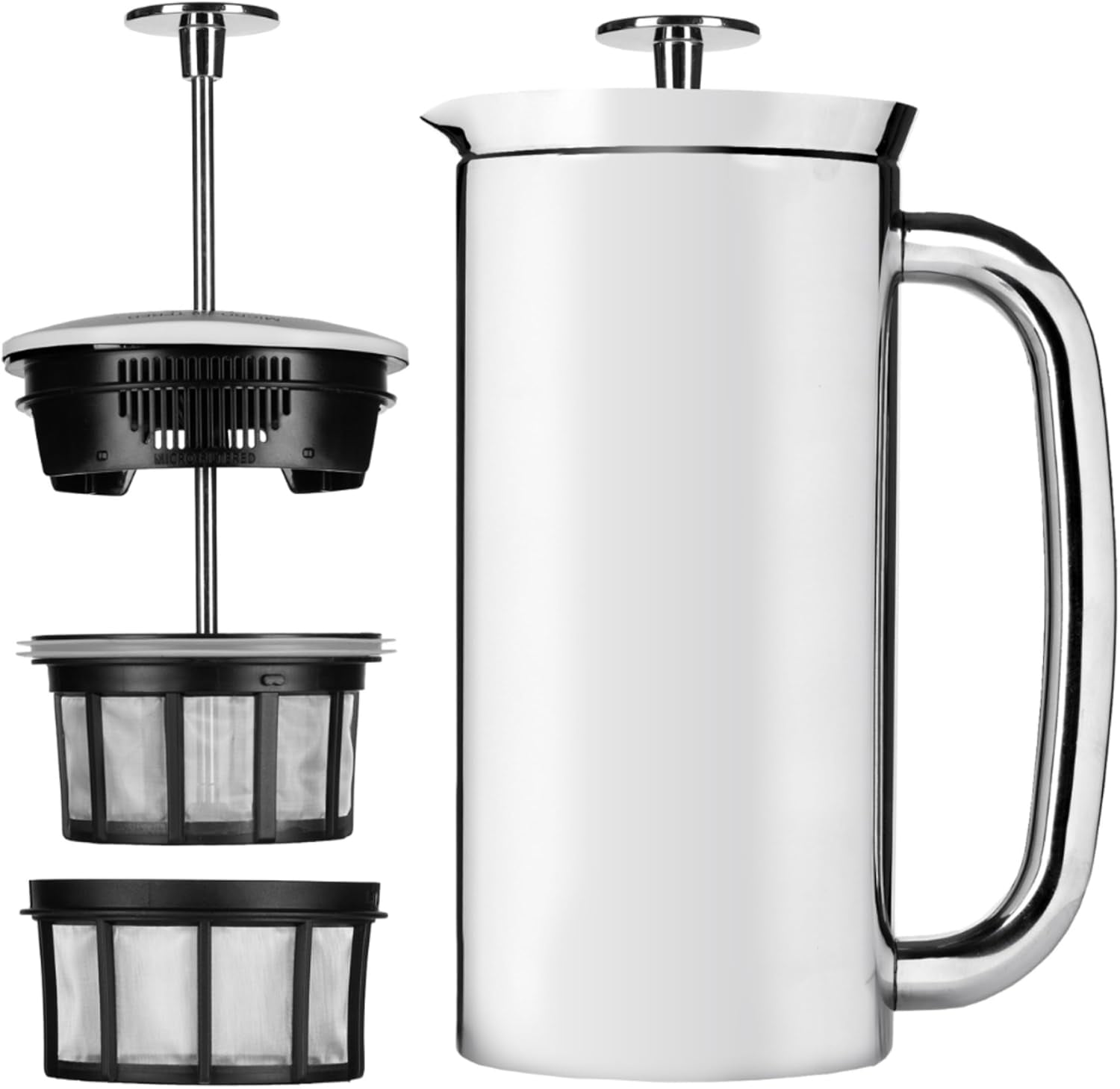 ESPRO P7 French Press Coffee Maker - Double-Walled Stainless Steel ...