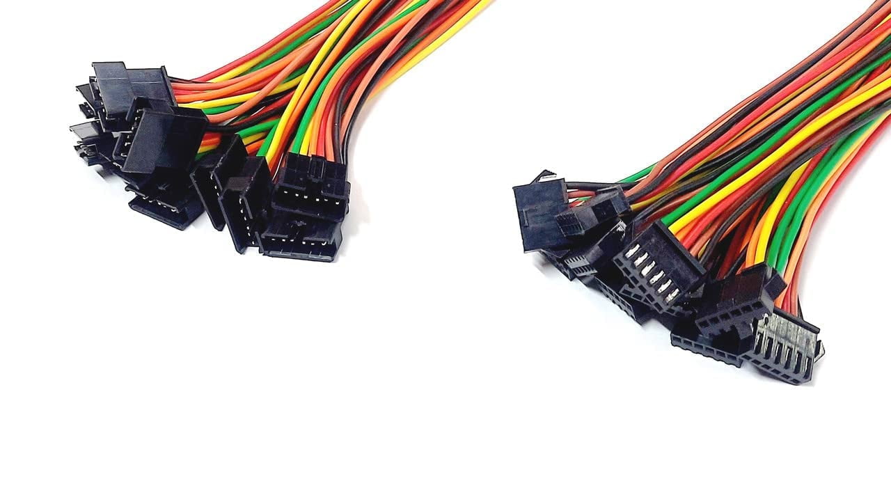 ESPtronics 10 Pair JST Connector Wire Male and Female 6 Pin Locking ...