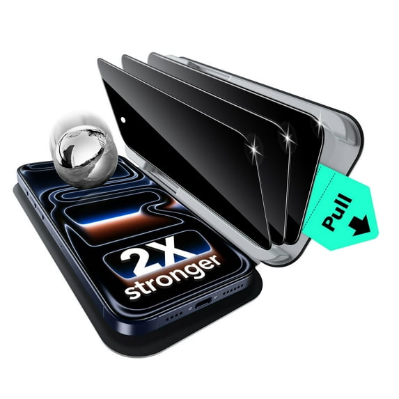 ESR 3 Pack for iPhone 17 Pro Max Privacy Screen Protector, Military ...