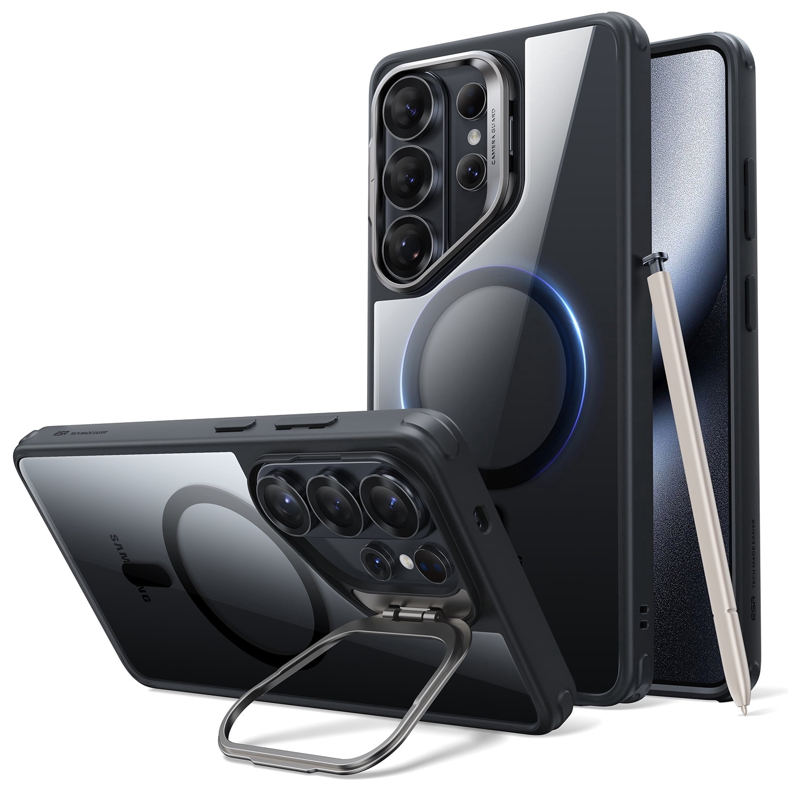 ESR Magnetic Case with Stash Stand Compatible with Samsung Galaxy S26 ...