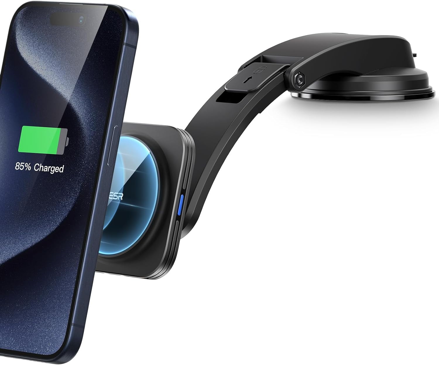 ESR HaloLock Dashboard Wireless Charger Black - Walmart.com
