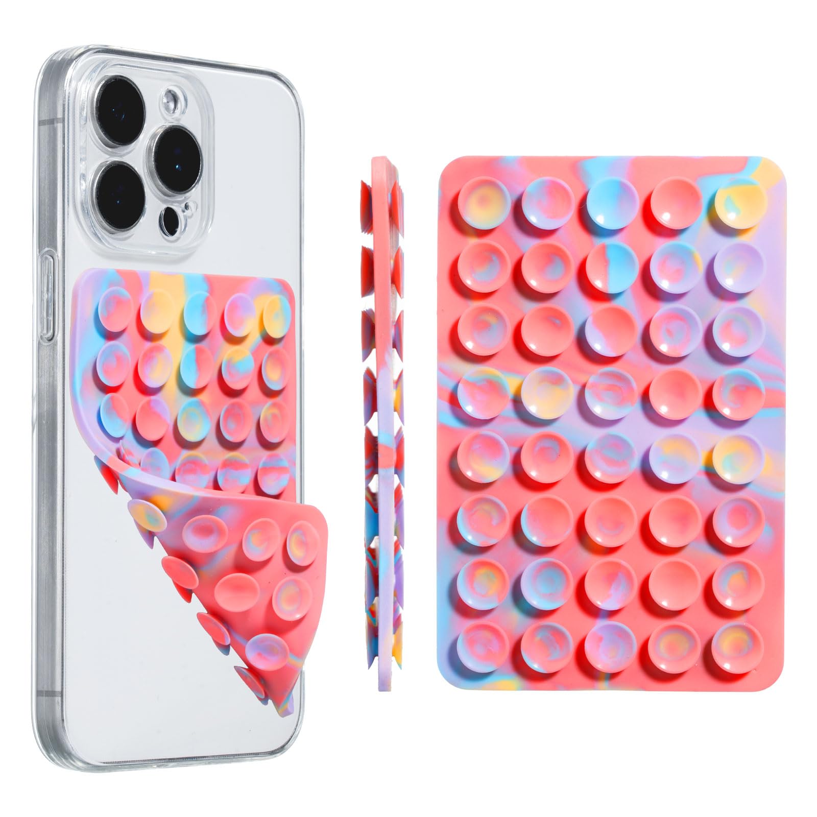 PEUKANU Silicone Suction Cup DHF10 Mount Double Sided Grip Backside ...